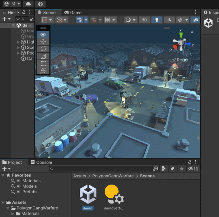 Unity3D犯罪斗争主题游戏场景帮派角色POLYGON Gang Warfare Pack - 场景模型 - 绘图狗-设计灵感素材集散地