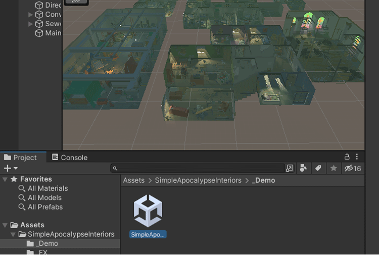 Unity末日游戏室内场景U3D医院仓库Simple Apocalypse Interiors - 场景模型 - 绘图狗-设计灵感素材集散地