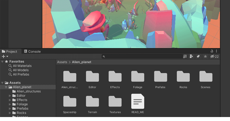 Unity3D外星球环境模型沙漠极寒地海洋雨林地形Alien Planet Pack - 场景模型 - 绘图狗-设计灵感素材集散地