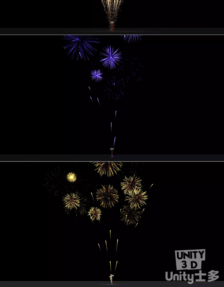 Unity烟花焰火U3D特效音效Fireworks Pack with sounds 3D2D 3.0 - 粒子特效 - 绘图狗-设计灵感素材集散地