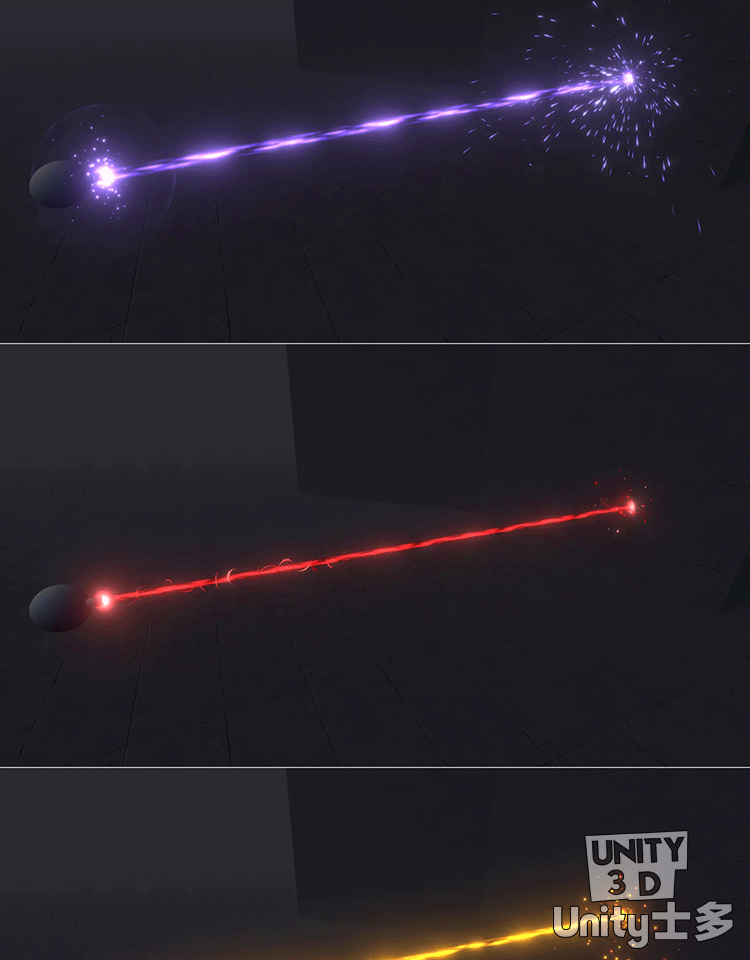 Unity3D科幻卡通枪械激光光束魔法特效粒子3D Lasers Pack 2.01 - 粒子特效 - 绘图狗-设计灵感素材集散地