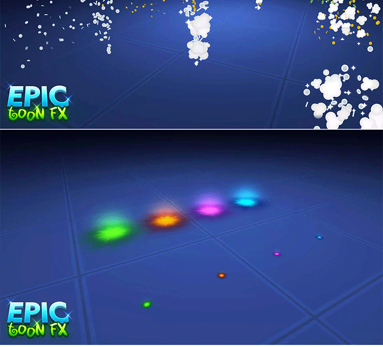 Unity3D卡通战斗打斗烟雾爆炸技能表情粒子特效Epic Toon FX 1.8 - 粒子特效 - 绘图狗-设计灵感素材集散地