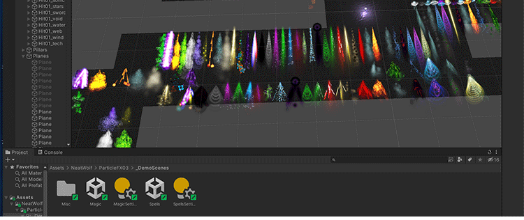 Unity3D魔法特效MEGA 503 Magic Spells FX - NeatWolfs FX Pack - 粒子特效 - 绘图狗-设计灵感素材集散地