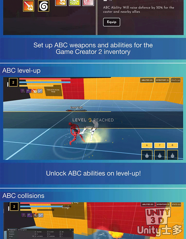 Unity3D游戏能力数值插件ABC Integration Game Creator 2 1.0.14 - 其他 - 绘图狗-设计灵感素材集散地