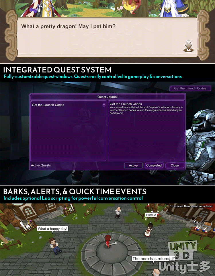 Unity3D交互式游戏对话系统Dialogue System for Unity v2.2.34 - 其他 - 绘图狗-设计灵感素材集散地