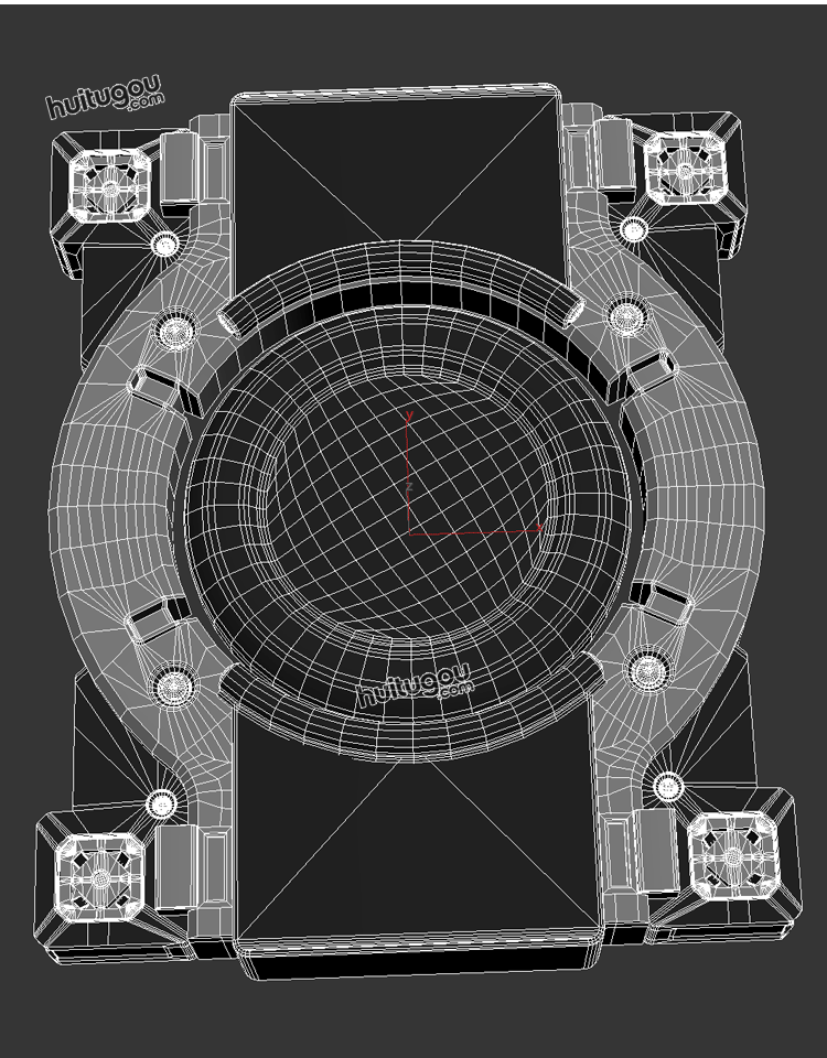 科幻通风管道排气扇水箱电容器装置3D模型 Kitbash3d – Greebles - KitBash3D模型 - 绘图狗-设计灵感素材集散地