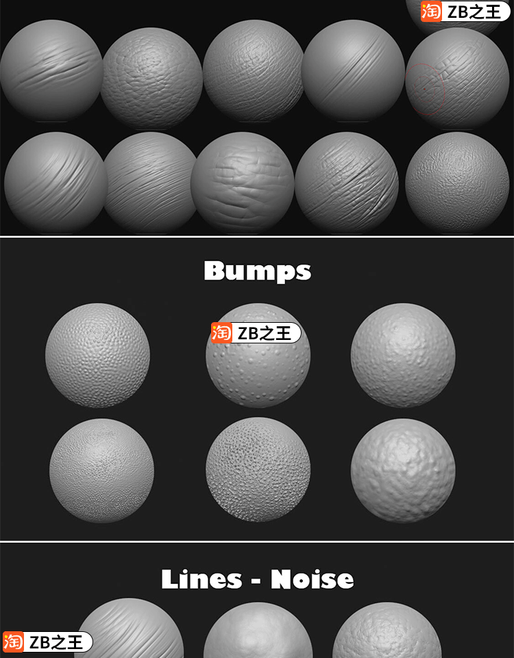 ZBrush笔刷41款逼真写实人体皮肤手脚脸部细节笔刷ZB人物雕刻素材 - 人物皮肤 - 绘图狗-设计灵感素材集散地