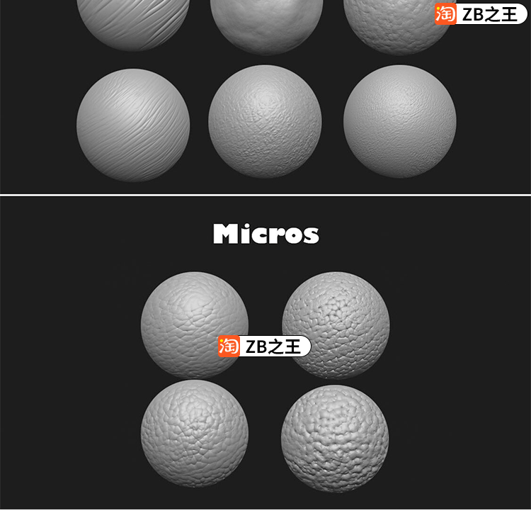 ZBrush笔刷41款逼真写实人体皮肤手脚脸部细节笔刷ZB人物雕刻素材 - 人物皮肤 - 绘图狗-设计灵感素材集散地
